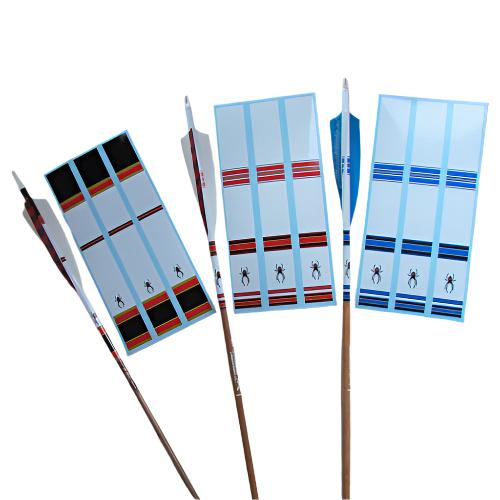 #626 BW Signature Arrow Wraps 9" With Clear Laminate Applied – Black ...